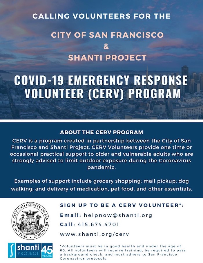 COVID-19 Updates - Shanti Project